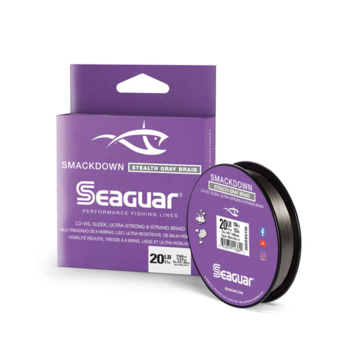 Seaguar Smackdown Stealth Gray Braid Line – Yellowstone Angler