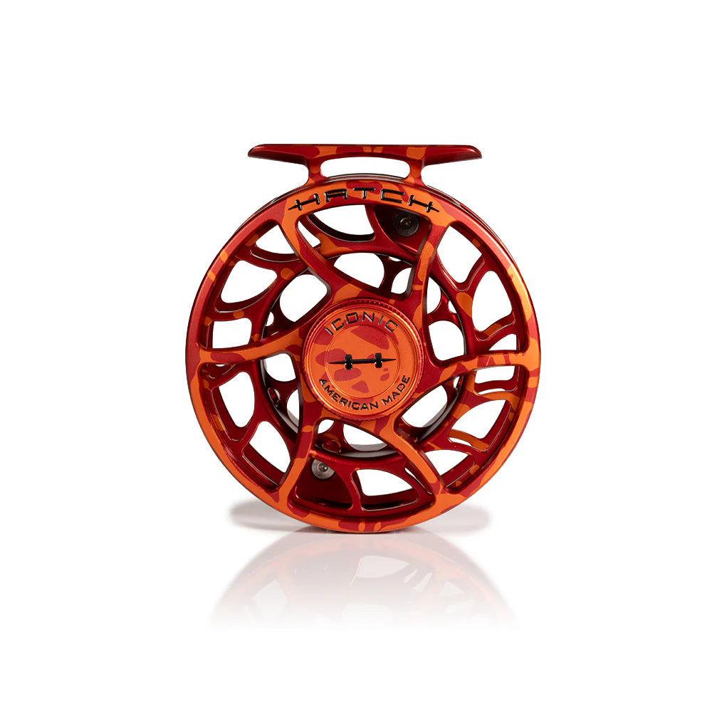 Hatch Outdoors Iconic Custom Magma Red/Orange – Yellowstone Angler