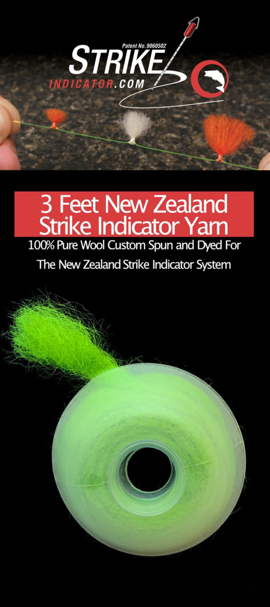 New Zealand Strike Indicator Individual Wool Yarn Spools – Yellowstone ...